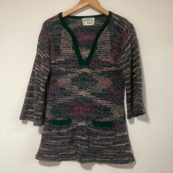 Vintage | Sweaters | Vintage 7s Tunic Sweater | Poshmark